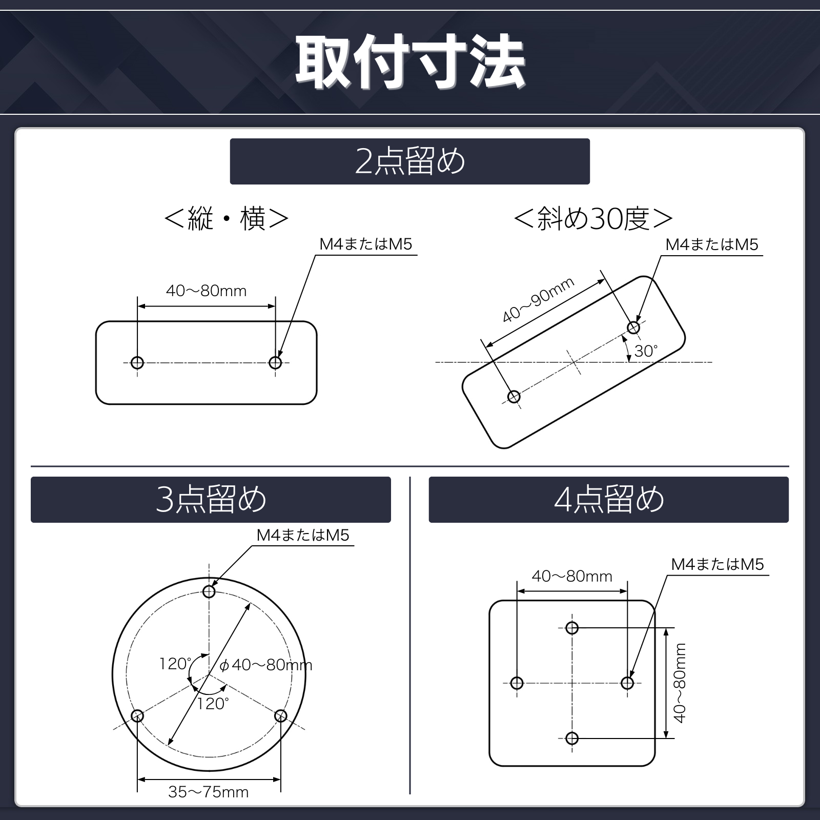 Heptus 【場所を選ばず簡単取付】 取付金具 防犯カメラ 円柱 ステンレス 結束バンド 3点留め対応 | Heptus